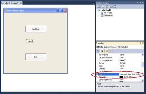 Creating Hello World