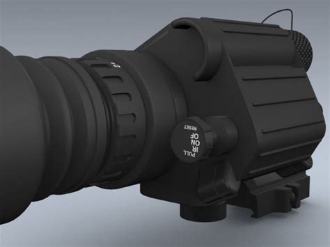 An Pvs 14 With Weapon Mount 3d Model By Mesh Factory
