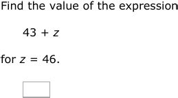 IXL Evaluate Variable Expressions With Whole Numbers Year Maths Practice