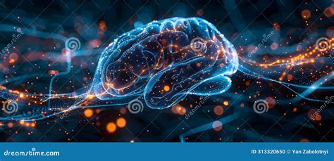 Synapse Connections Nervous System Brain Royalty Free Stock Image 247124092