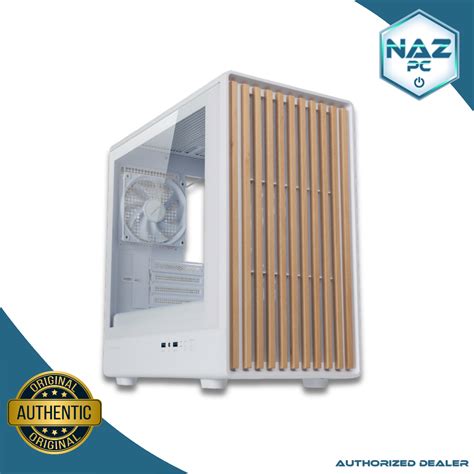 Tecware Timber M White Matx Case W 4x 120mm Non Argb Fans Twca Tberm Wh