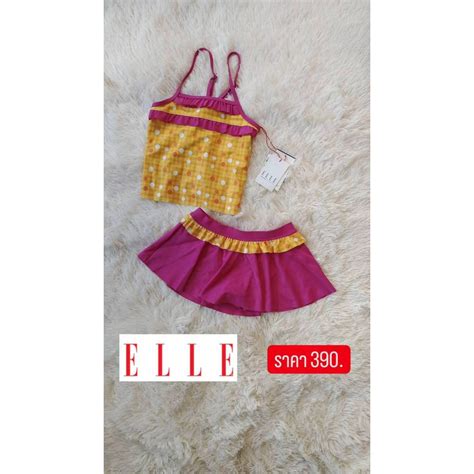 ชุดว่ายน้ำ Elle ของแท้มือ 1 ราคาป้าย 1 990 บาท ตามตารางในภาพนะค่ะ Shopee Thailand
