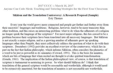 “sikhism And The Translation Controversy” Code Meshing Pedagogy