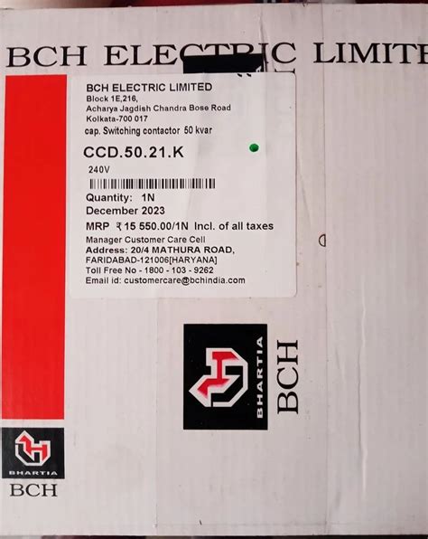 Capacitor Duty Contactor 3 Pole At ₹ 7450 Piece In New Delhi Id 2853125117548