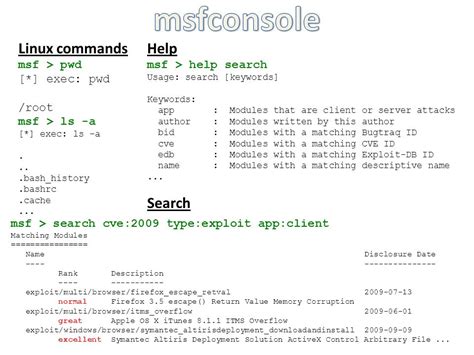 Msfconsole Msfconsole Ppt Video Online Download