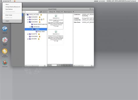 how do i logout logoff unsw data archive