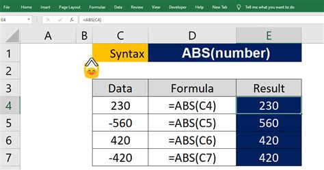 Excel Abs Function At Virginia Olsen Blog