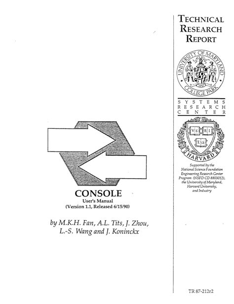 pdf console user s manual