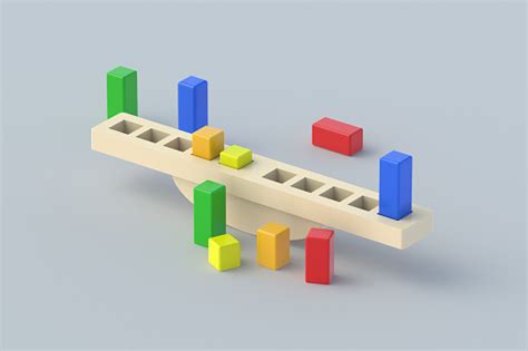 유치원 교육을 위해 기하학적 도형으로 스윙하십시오 교육용 논리 게임 3d 렌더링 3차원 형태에 대한 스톡 사진 및 기타 이미지