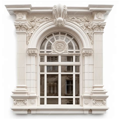 Premium Ai Image High Definition Edwardian Style Decorative Window In Neoclassical Architecture