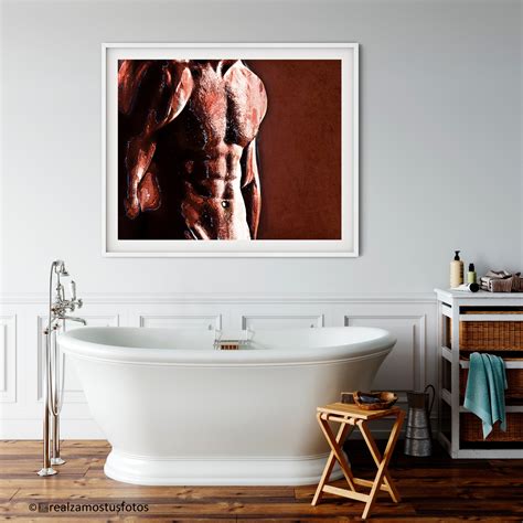 Male Erotic Photo Gay Photo Nude Torso Painted Photo Gay Art Sexy