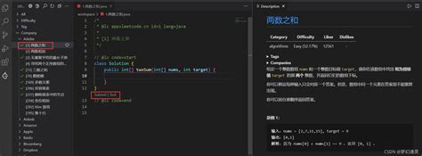 在 Vscode 上刷力扣 Leetcode 可以这样来vscode Leetcode Csdn博客