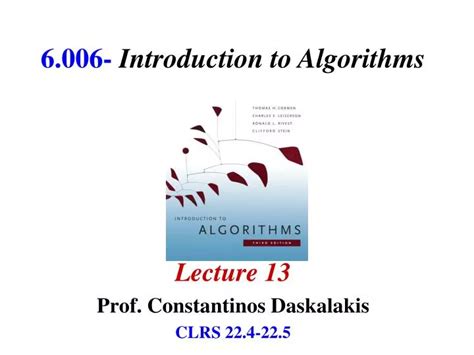 PPT 6 006 Introduction To Algorithms PowerPoint Presentation Free Download ID 748134