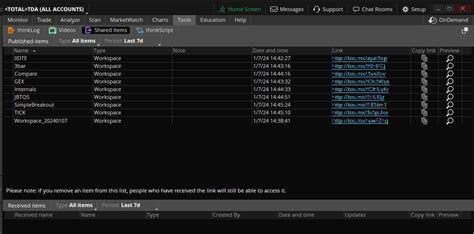 Backup And Restore Thinkorswim Platform On Windows10 Usethinkscript