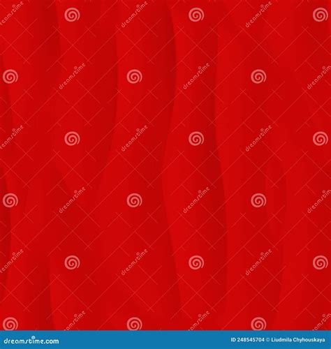 Beautiful Seamless Red Abstraction With Vertical Sinuous Lines Red