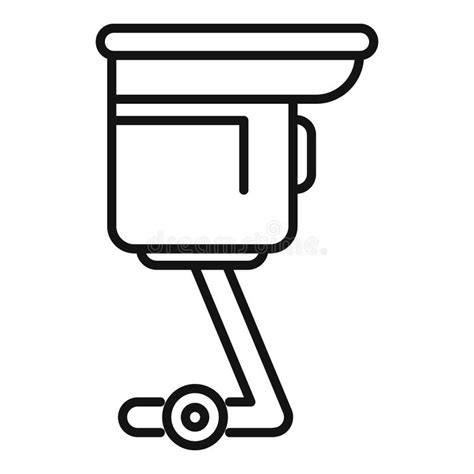 Modern Security Camera Recording On Tripod Stock Illustration Illustration Of Evidence Secure