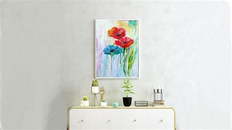 Рисуем маки акрилом видео для начинающих пошаговый и подробный видео урок Youtube