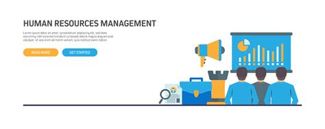 인적 자원 벡터 배너 디자인 개념입니다 웹 사이트 프리젠 테이션 등을위한 평면 아이콘 디자인 벡터 일러스트 템플릿 0명에 대한 스톡 벡터 아트 및 기타 이미지 Istock