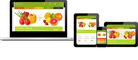 Responsive Website Template On Multiple Devices Business Monitor Pad Png And Vector With