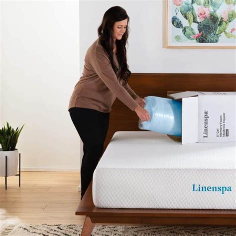 Linenspa 3 Inch Gel Infused Memory Foam Mattress Topper Giveaway