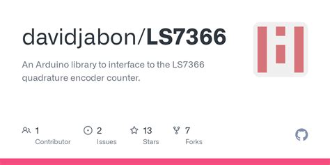 GitHub Davidjabon LS An Arduino Library To Interface To The LS Quadrature Encoder