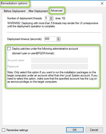 resolving remediation patch deployment error the service did not start