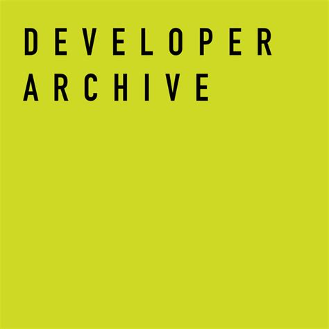 Developer Archive 07 By Developer On Mp3 Wav Flac Aiff And Alac At