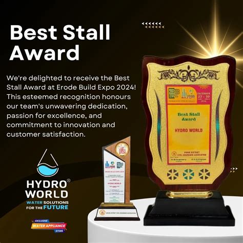 Karthik P On Linkedin Erodebuildexpo2024 Beststallaward Excellence