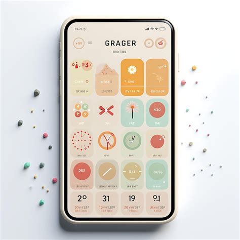 Premium Ai Image Mobile App Layout Design Of Allergen Tracker Clean