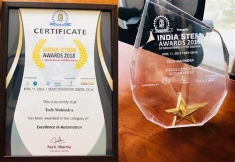 Praveen Kumar On Linkedin Techm Wins Excellence In Automation Award