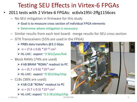 Ppt Seu Mitigation Tests In Xilinx Virtex 6 For New Csc Electronics