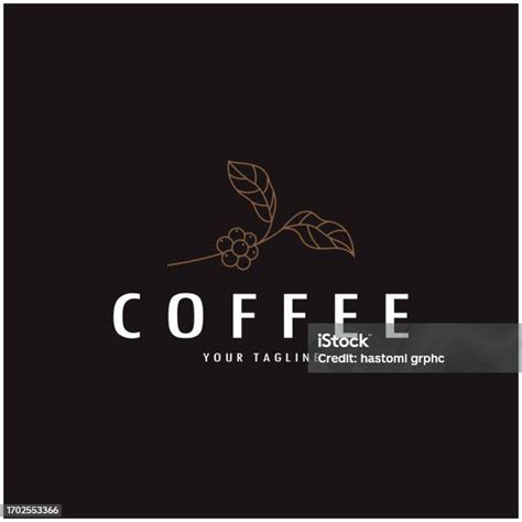 커피 컵 로고 템플릿 커피 콩 아이콘 벡터 일러스트레이션 템플릿 갈색에 대한 스톡 벡터 아트 및 기타 이미지 갈색 건강한 식생활 낙서 드로잉 Istock