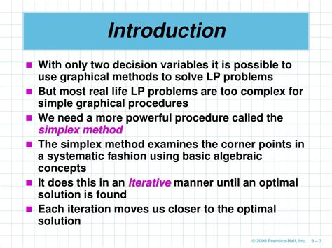 ppt linear programming the simplex method powerpoint presentation