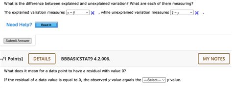 solved what is the difference between explained and unexplained