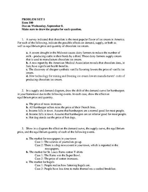 problem set 1 chapter 1 2 and 3 problem set 1 econ 100 due on