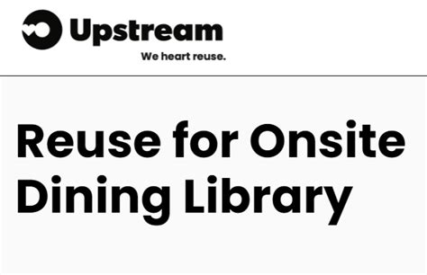 the online library for reuse from upstream r circular economy
