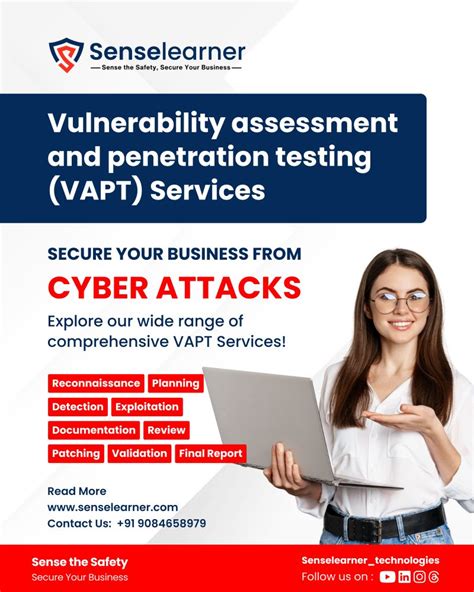 Cybersecurity Vapt Penetrationtesting Vulnerabilityassessment… Senselearner Technologies