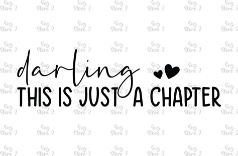 Darling This Is Just A Chapter Graphic By Boho Art Creative Fabrica