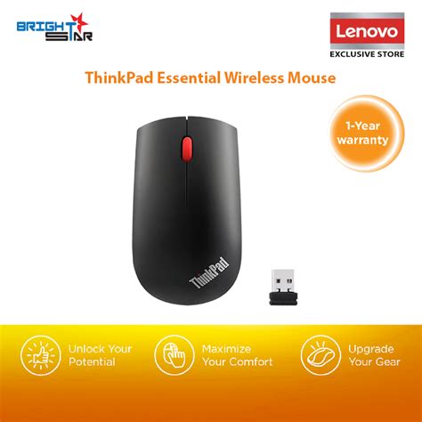 ThinkPad Essential Wireless Mouse Lazada