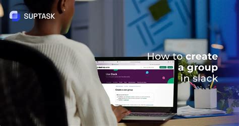 how to create a group in slack