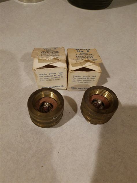 2 Watts No8 Back Siphonage Back Flow Preventer “tamperproof” Free