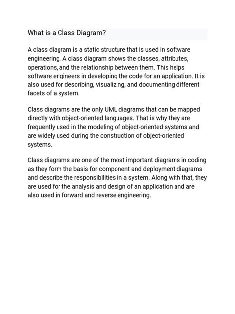 class diagram pdf class computer programming inheritance object oriented programming