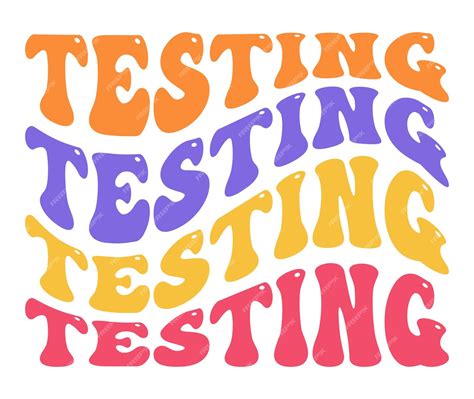 Premium Vector Retro Testing Svg Design And Testing Svg Design