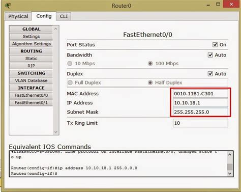 Konfigurasi NAT Pada Cisco Packet Tracer Static Setyawan Corp
