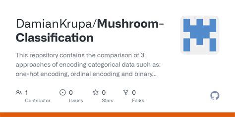 GitHub DamianKrupa Mushroom Classification This Repository Contains The Comparison Of