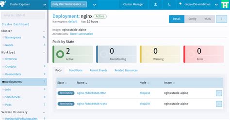 Workload Pods List Does Not Live Add Remove Matching Pods Issue 2218 Rancher Dashboard GitHub
