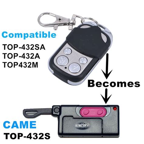 Copy CAME TOP S Duplicator Mhz Remote Control Universal Garage Door Gate Fob