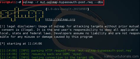 SQLMAP Enumeration Of Databases Users From Vulnerable Forms