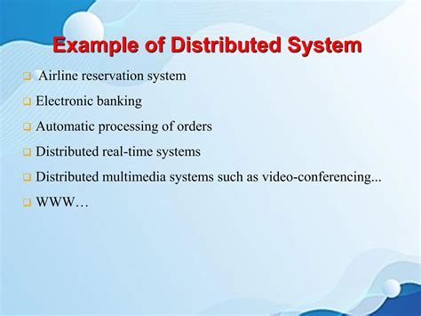 Distributed System Chapter One Introduction To Distribued Systempdf