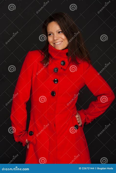 Cute Brunette Female Model Posing Stock Photo Image Of Fabric Camera